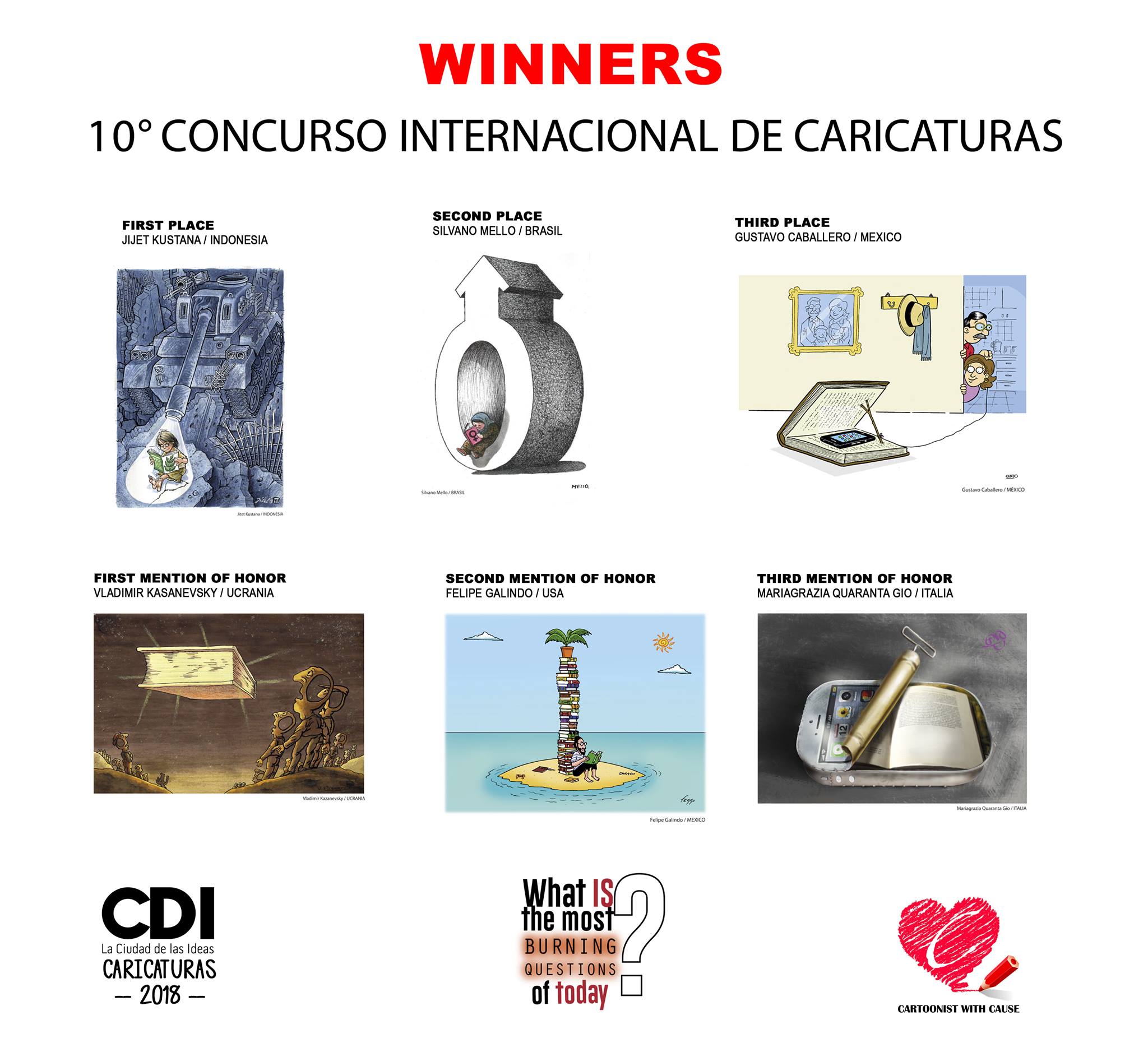 10th international cartoons contest of CDI – results – Librexpression